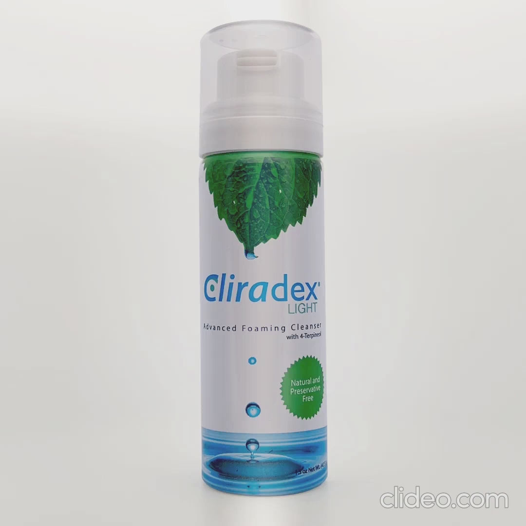 Gentle Eyelid and Skin Light Foam Cleanser By Cliradex – PRN Vision Group
